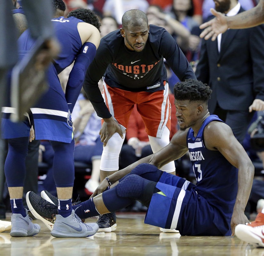 Timberwolves' Jimmy Butler has meniscal injury to right knee - Breitbart