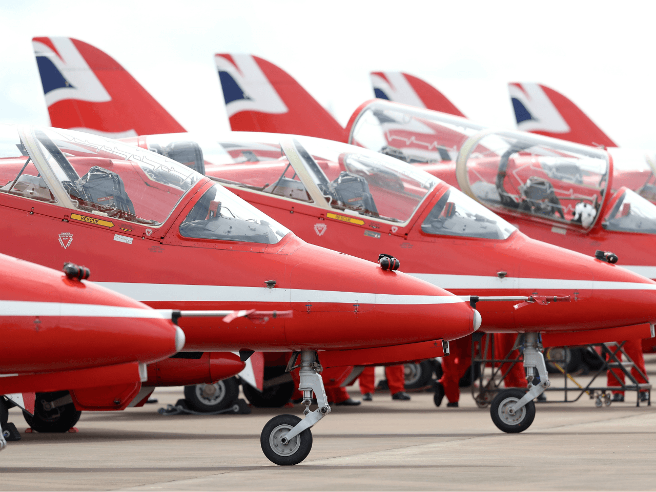 Royal Air Force Red Arrows Jet Crashes in Wales