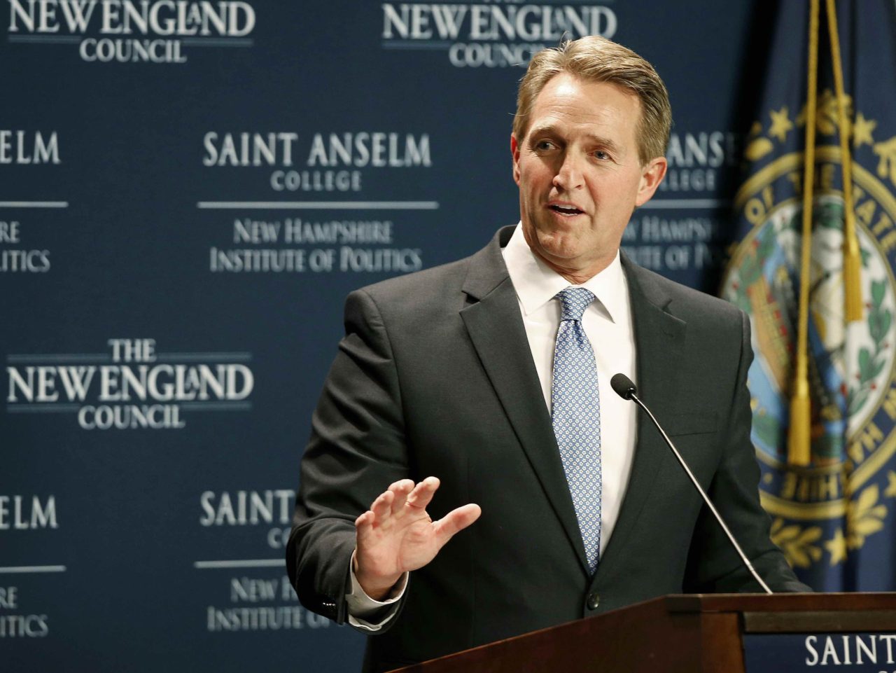 Jeff Flake Declares New Species in New Hampshire: 'Americanus Nevertrumpus'