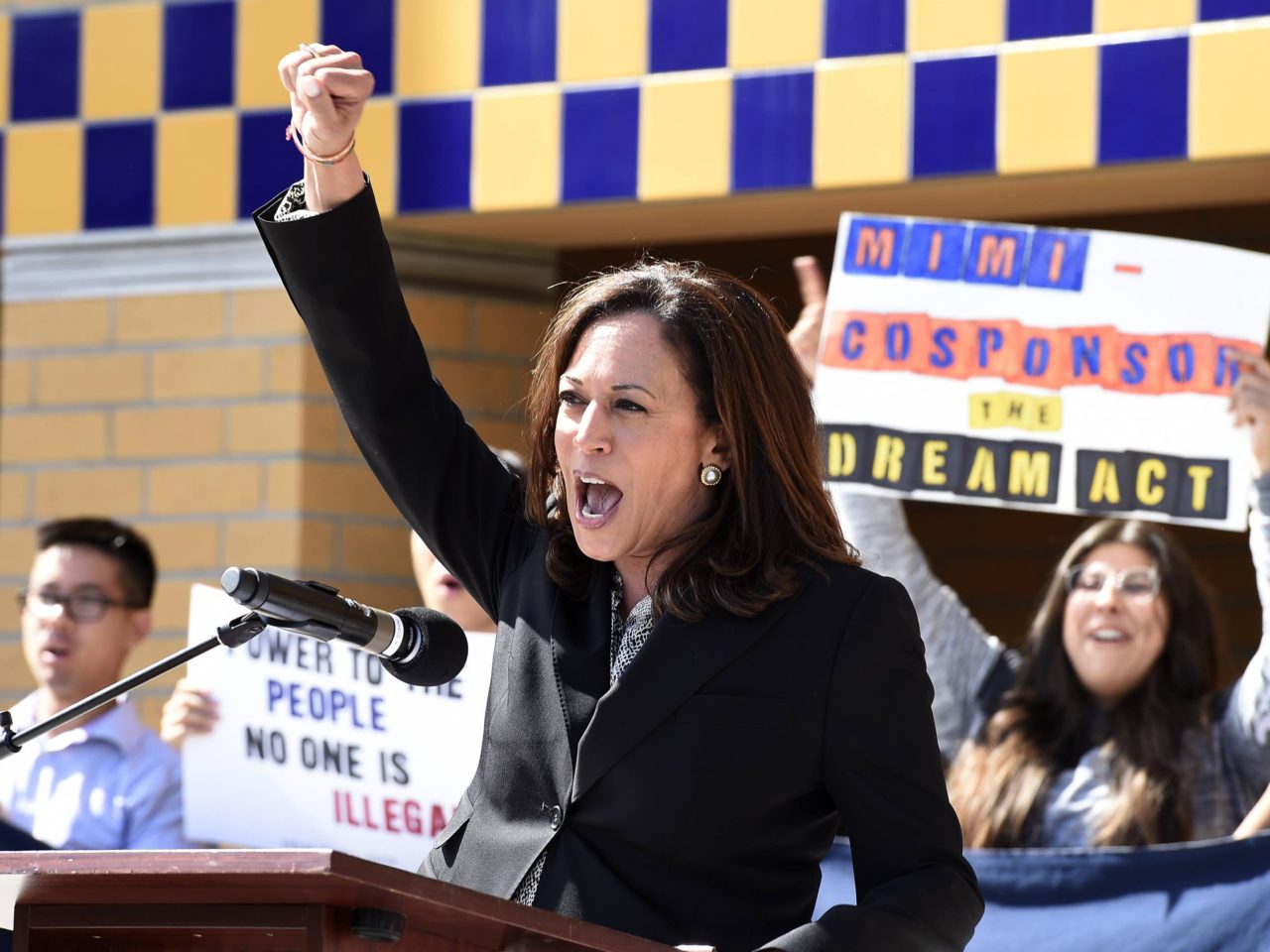 Kamala Harris Joins Protest Against Trump's Immigration Policy at Border