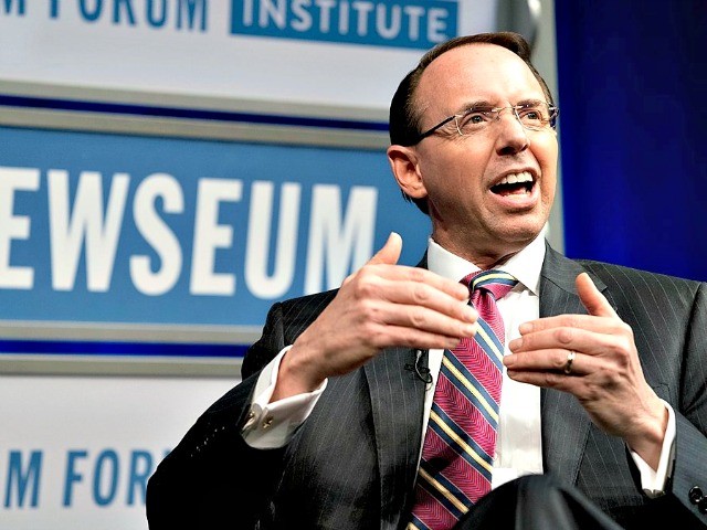 Rosenstein: DOJ Investigations Concluding as ‘Expeditiously as Possible ...
