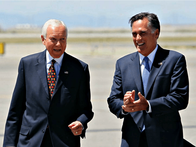Sen. Orrin Hatch Reiterates Support for Mitt Romney