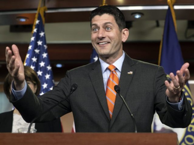 Paul Ryan Declares U.S. Election ‘Over' in Euro Banking Conference Talk