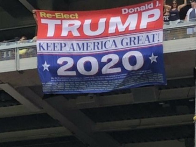 Massive 'Trump 2020' Banner Unfurled in Yankee Stadium