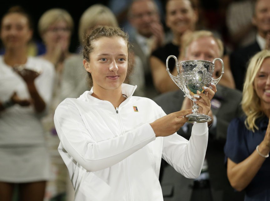 The Latest: Swiatek wins Wimbledon girls' title - Breitbart