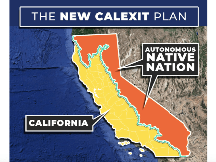 New 'Calexit' Plan for Liberal Secession Gives Inland California to ...