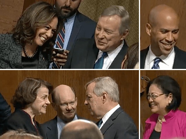Photos: Senate Democrats Smile, Laugh Before Christine Blasey Ford's ...