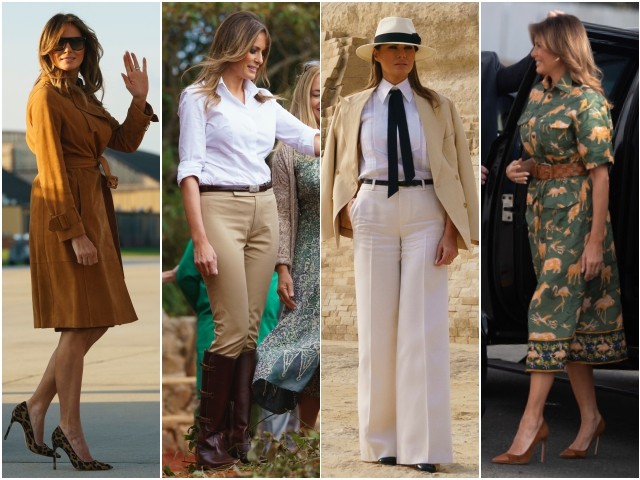 Fashion Notes Melania Trump Takes Her Stylish Elegance To Africa Photos