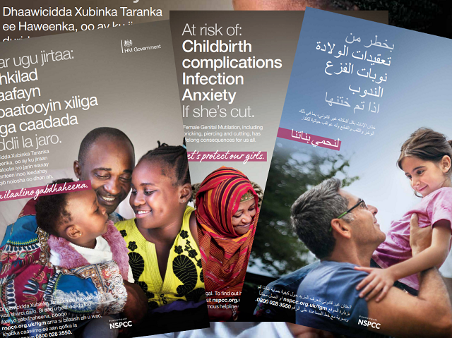 UK Govt Launches Multilingual 'Outreach' Poster Campaign to Stop FGM
