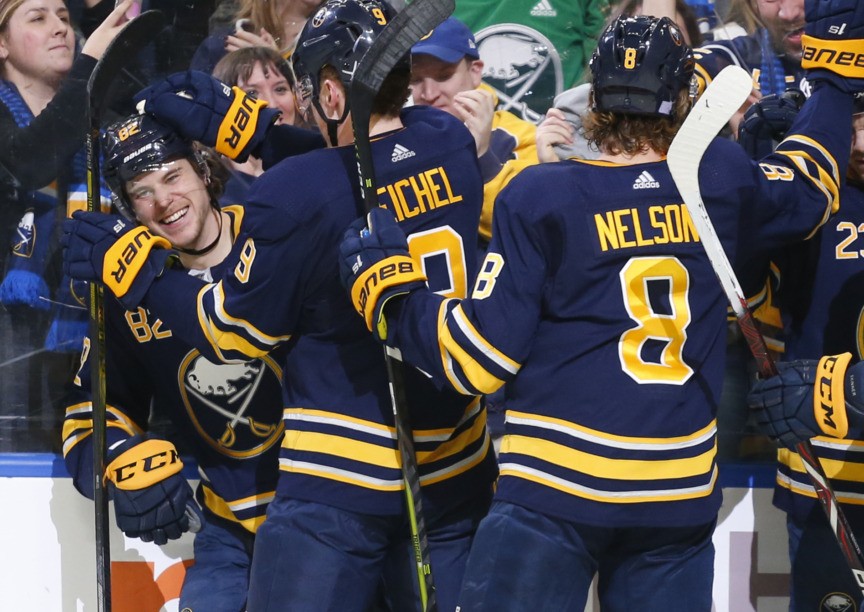 Sabres win 10th straight by beating Sharks 3-2 in OT - Breitbart