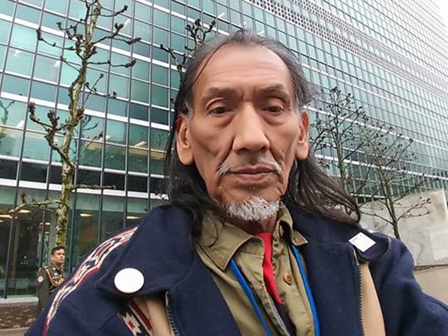 Nathan Phillips Speaks at Protest Against Trump's Wall, Nat'l Emergency