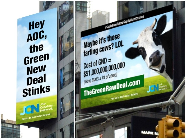 Job Creators Network New Times Square Billboard Hammers Alexandria ...