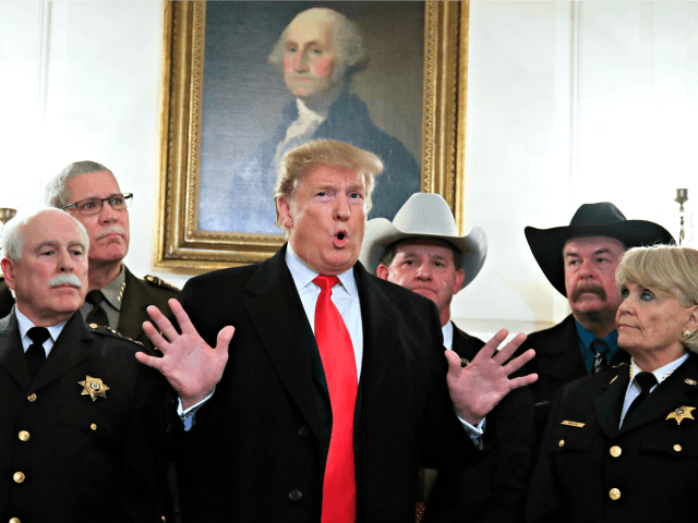 Trump Defends Law Enforcement From Fake News Radical Left