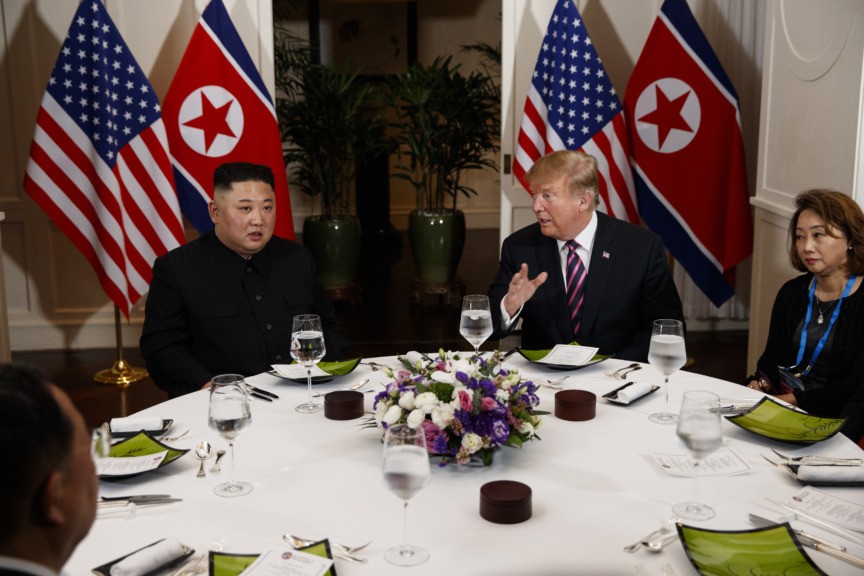 The Latest: Trump lauds 'special' Kim relationship at dinner - Breitbart