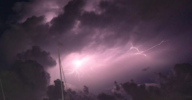 VIDEO: Boat Bursts into Flames After Lightning Strikes in Boston