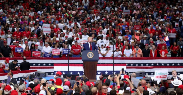 Crowd Chants 'Bring Them Home' in Support of Trump's Foreign Policy