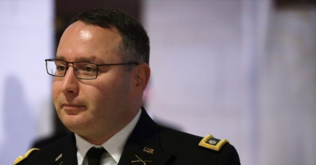 NSC Official Alex Vindman Shows Up to Capitol in Full Military Uniform