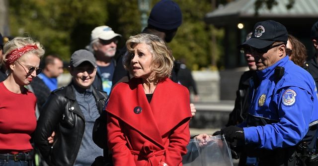 Jane Fonda, Sam Waterston Arrested at D.C. Climate Change Protest