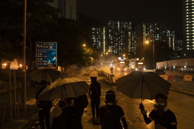 2 Protesters Charged In 1st Use Of Hong Kongs New Mask Ban Breitbart