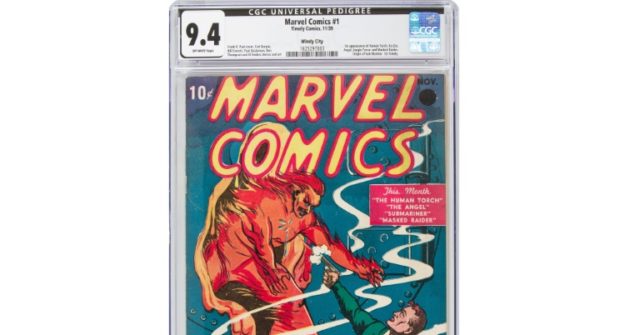 From 10 cents to $1.3 million, first Marvel comic sets auction record ...