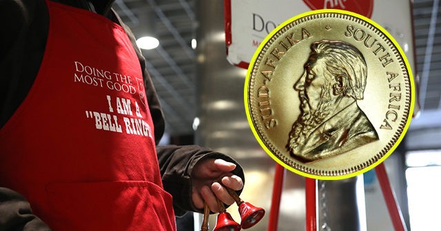 Mystery Donor Drops Coin Worth $1,200 in Salvation Army Kettle
