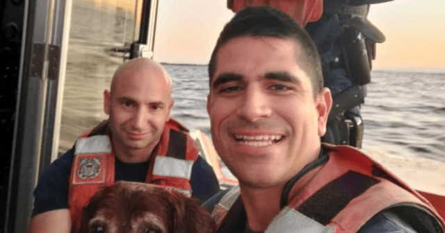 U.S. Coast Guard Rescues Senior Dog Swimming Off Florida Coast