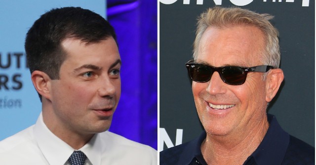 Kevin Costner Will Endorse Pete Buttigieg for President