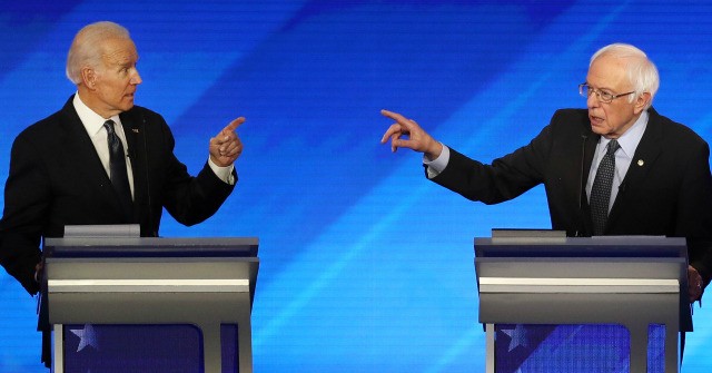 Bernie Sanders and Joe Biden Bicker over Biden's Record: 'Get Real, Joe'