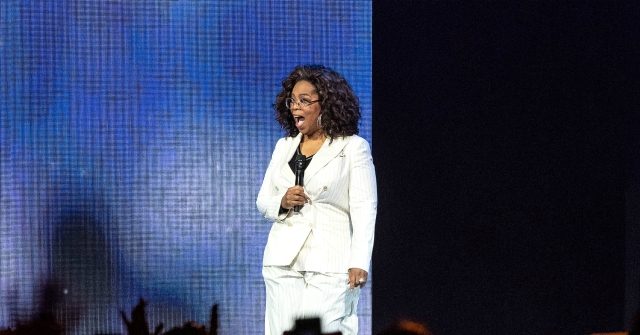 Watch: Oprah Falls on Stage While Speaking About 'Balance' During ...