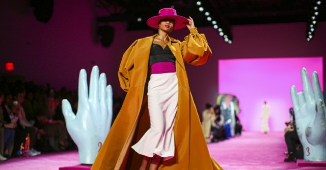 Comics and cubism as Christian Siriano shines at Fashion Week - Breitbart