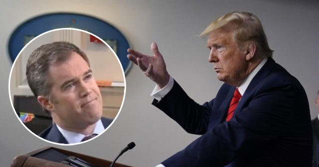 Watch: Trump Spars with NBC's Peter Alexander in Coronavirus Briefing