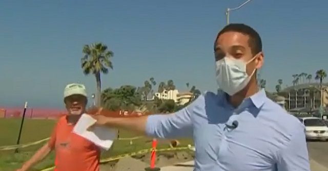 MSNBC's Patterson Interrupted During CA Beach Live Spot -- 'Take Off ...