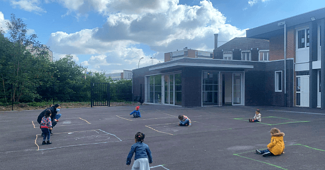 French Children Confined to Dystopian 'Play Squares' as Schools Reopen