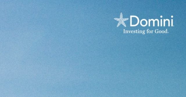 DOMINI Releases the Domini Funds 2019 Impact Report - Breitbart
