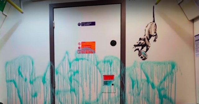 London Tube Cleaners Wash off Graffiti by Famed So-Called Artist Banksy
