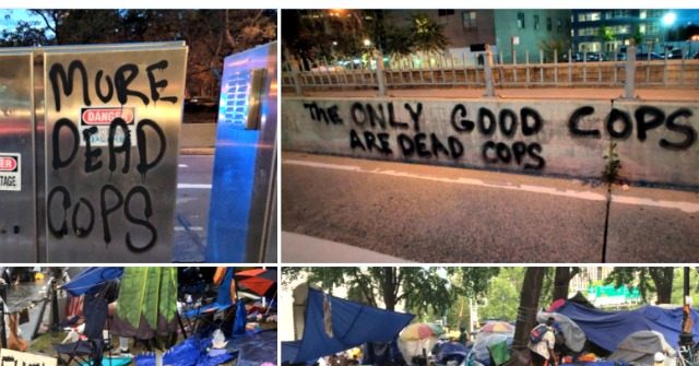 New York City Police Union Highlights Graffiti Calling for 'More Dead Cops'