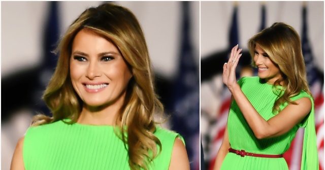 Fashion Notes: Melania Trump Is Electric Elegance in Valentino at RNC