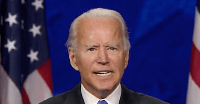 Watch: Biden Shouts 'Light is More Powerful than Dark' in DNC Speech