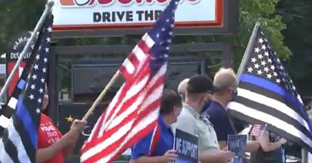 Massachusetts 'Back the Blue' Rally Sees Record Turnout