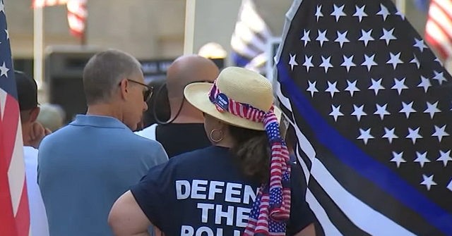 VIDEO: Hundreds Attend 'Back the Blue' Rally in North Carolina