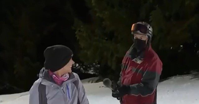 Watch: CNN's Tuchman Scolds Skiers for Not Wearing Masks