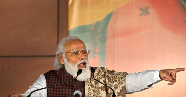 Indian Prime Minister Modi Urges Citizens to Take 'India First' Pledge