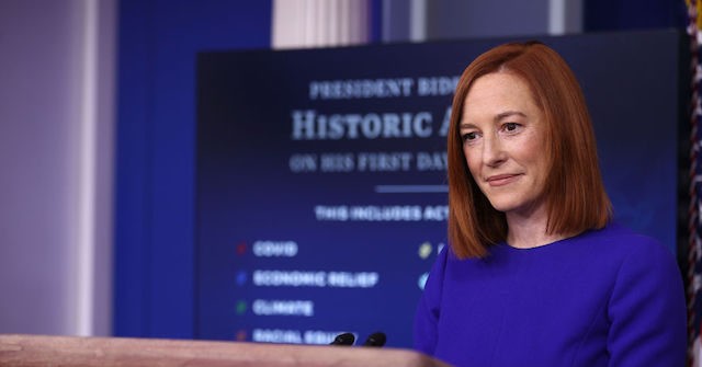 Jen Psaki Defends Joe Biden Not Wearing Mask on Federal Land