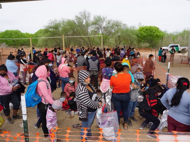 EXCLUSIVE: Photos Show Migrant Camp in Mexico near Texas Border