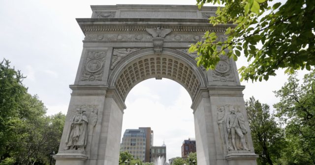 Report: Protesters Vandalize NYC Arch with BLM, Anti-Cop Graffiti