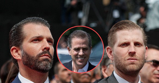 Donald Trump Jr: If Eric or I Used N-Word Like Hunter Biden, Corporate ...