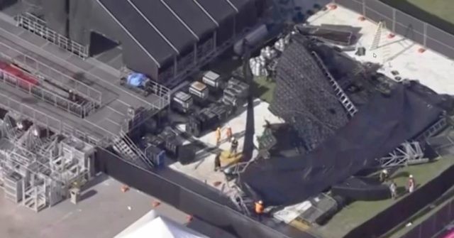 Giant screen collapses ahead of Rolling Loud music festival - Breitbart