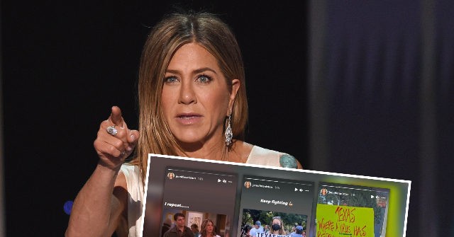 Jennifer Aniston Backs Leftists Protesting Texas Heartbeat Law: 'No ...