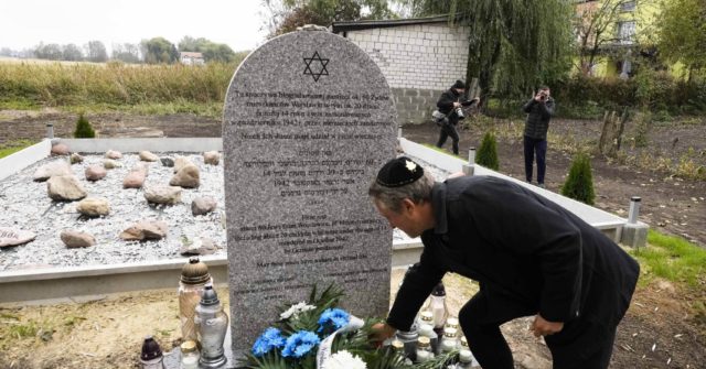 Poland Dedicated Memorial at Site of German Slaughter of Jews in 1942
