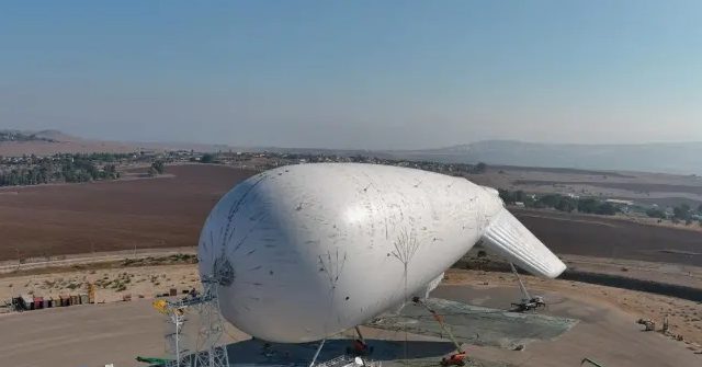 Israel to Launch Giant Missile-Detecting Balloon to Counter Iranian Drones